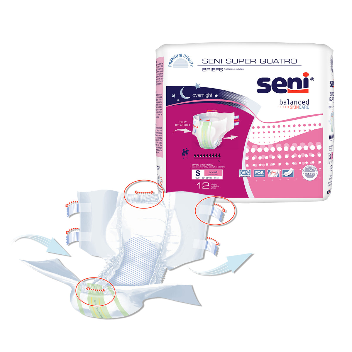 Disposables Adult Diapers/Briefs - National Incontinence